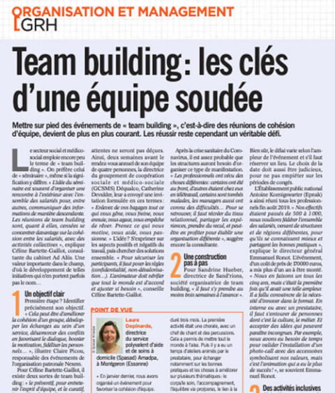 Team building : les clés d’une équipe soudée - ad aliis